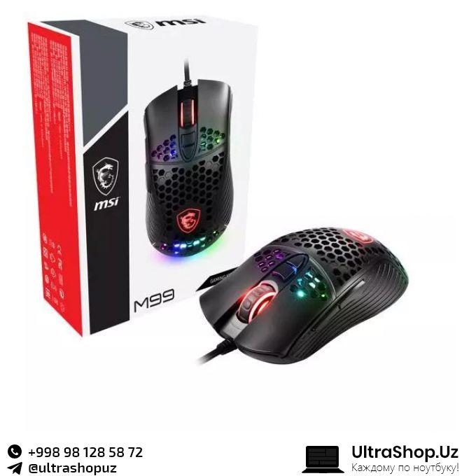 Мышка MSI Gaming Mouse M99 / Проводное в Ташкенте - UltraShop.UZ